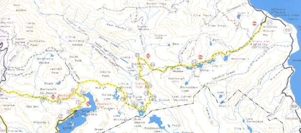 Rubicon Trail Map
